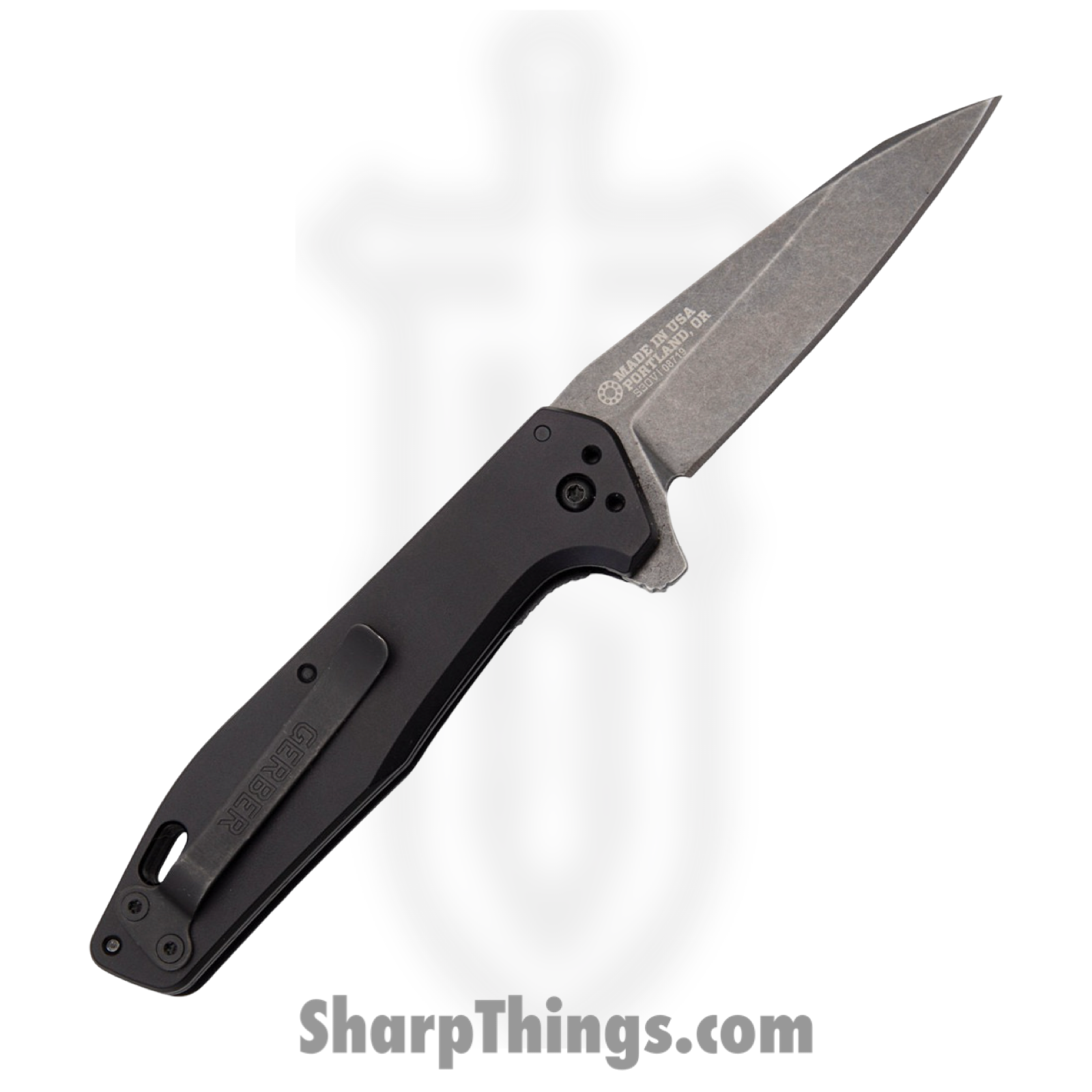 Gerber - G1612 - Fastball - Folding Knife - CPM S30V Coated Wharncliffe ...