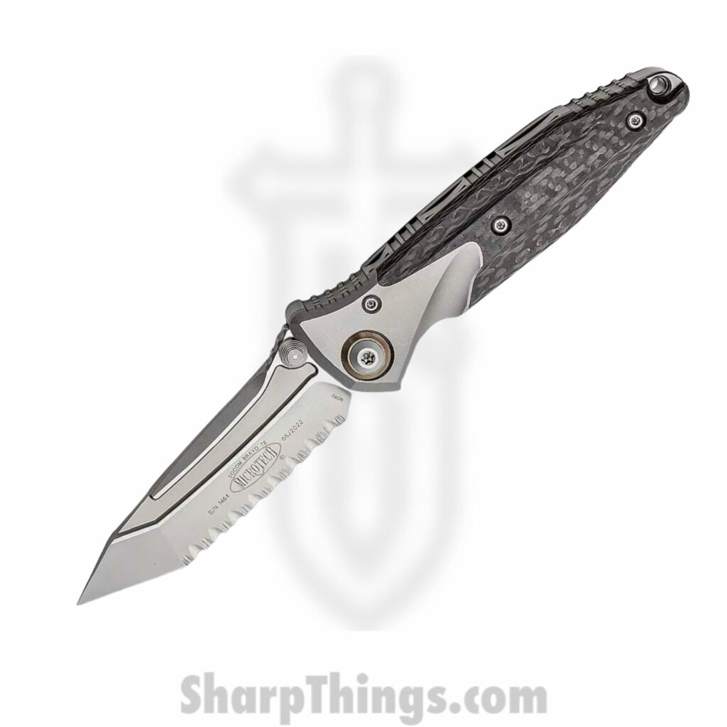 Microtech - 261-9CFTI - Socom Bravo - Folding Knife - M390 Blasted ...