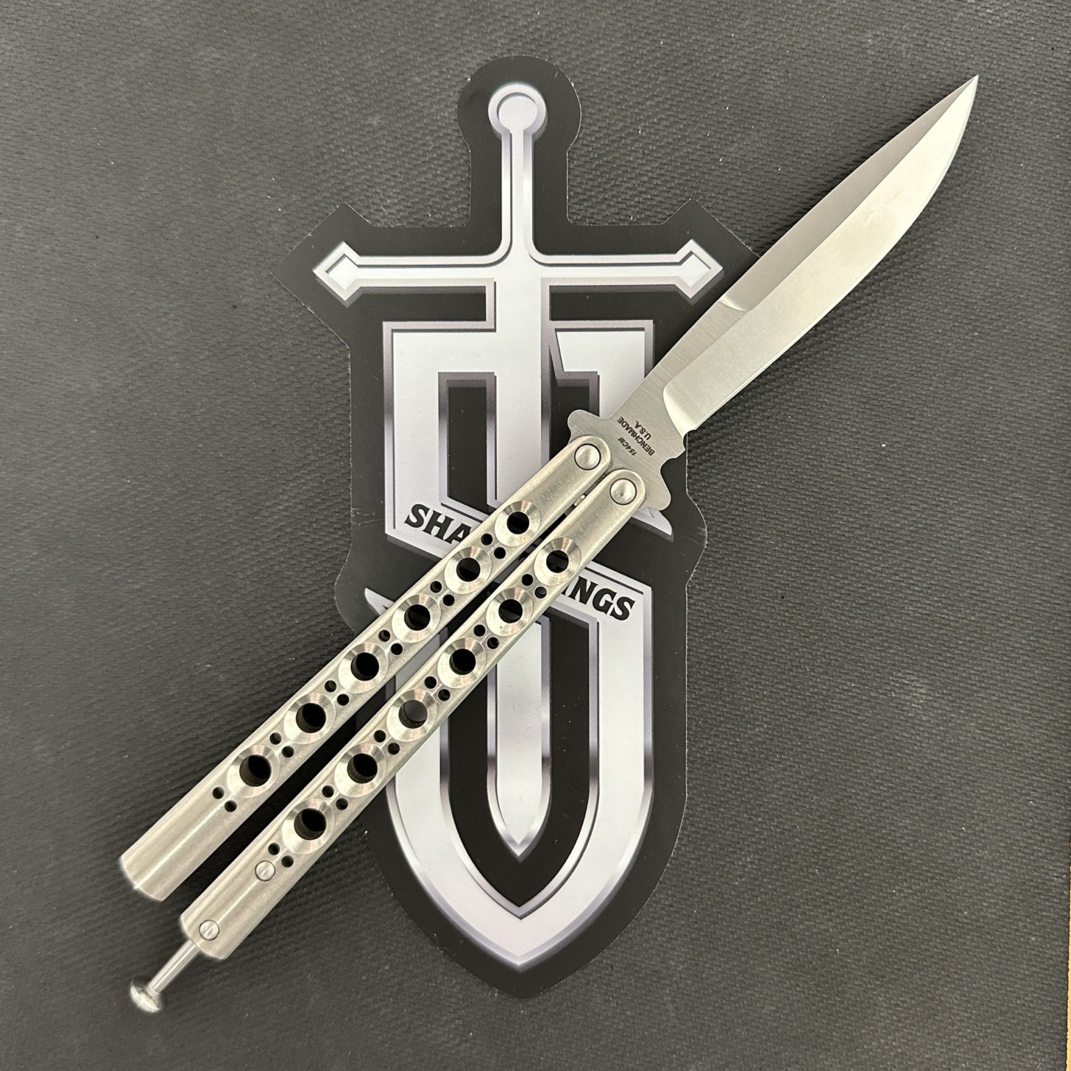 Benchmade Pre-Owned - 42PO - 42 Balisong Knife - Balisong - 154CM ...