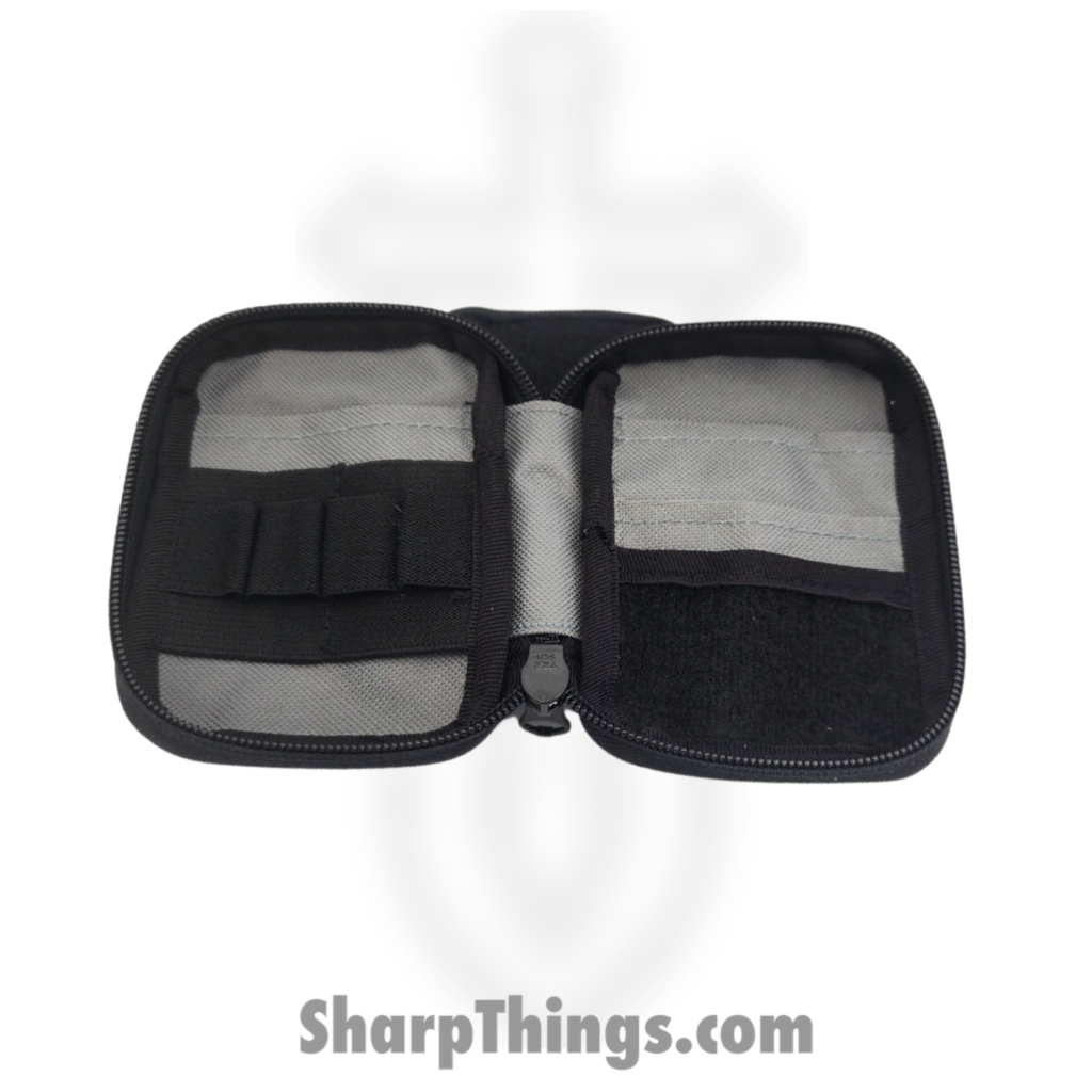 Sticky Back Patch - Micro Pouch EDC Wallet - Grey - Sharp Things OKC