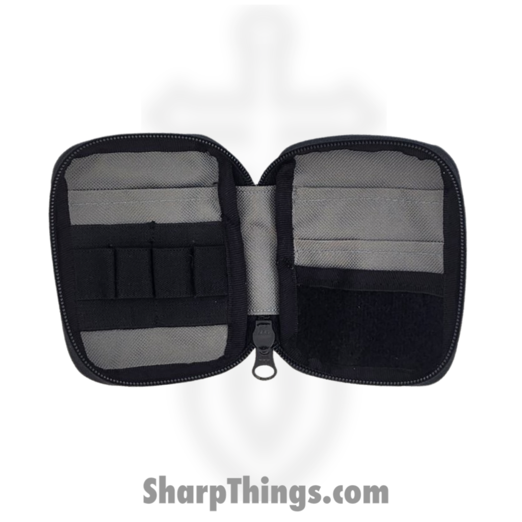 Sticky Back Patch - Micro Pouch EDC Wallet - Grey - Sharp Things OKC