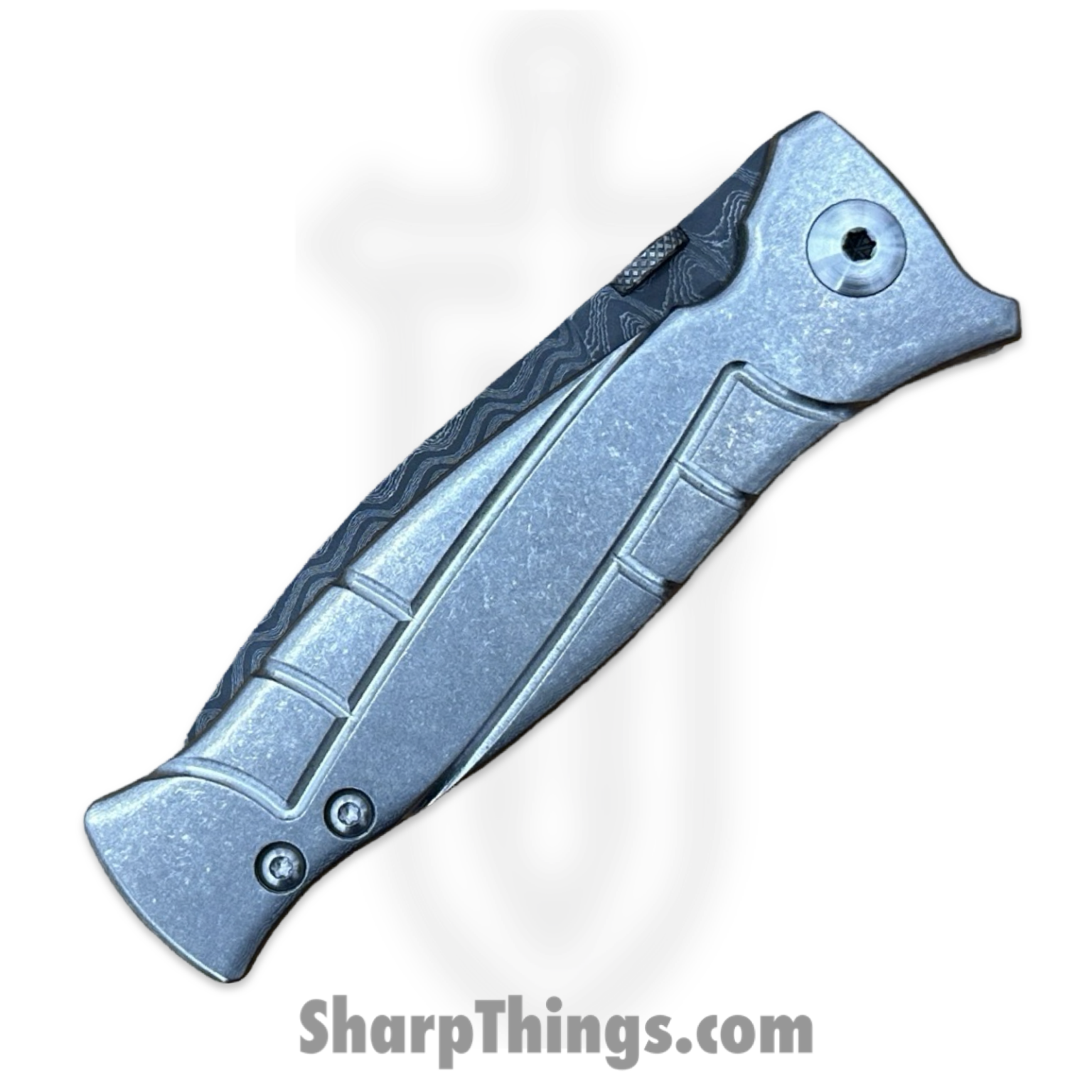 Les George - LG_MK3_D_SWP - MK3 - Folding Knife - Sweep Stonewash Ti ...