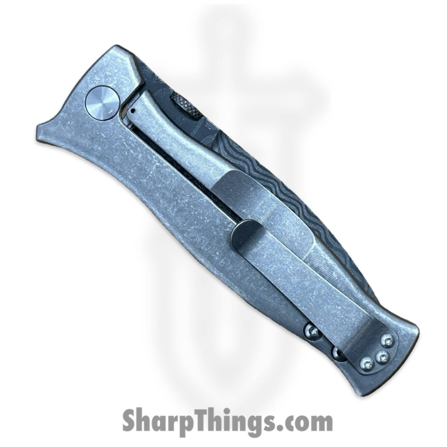 Les George - LG_MK3_D_SWP - MK3 - Folding Knife - Sweep Stonewash Ti ...