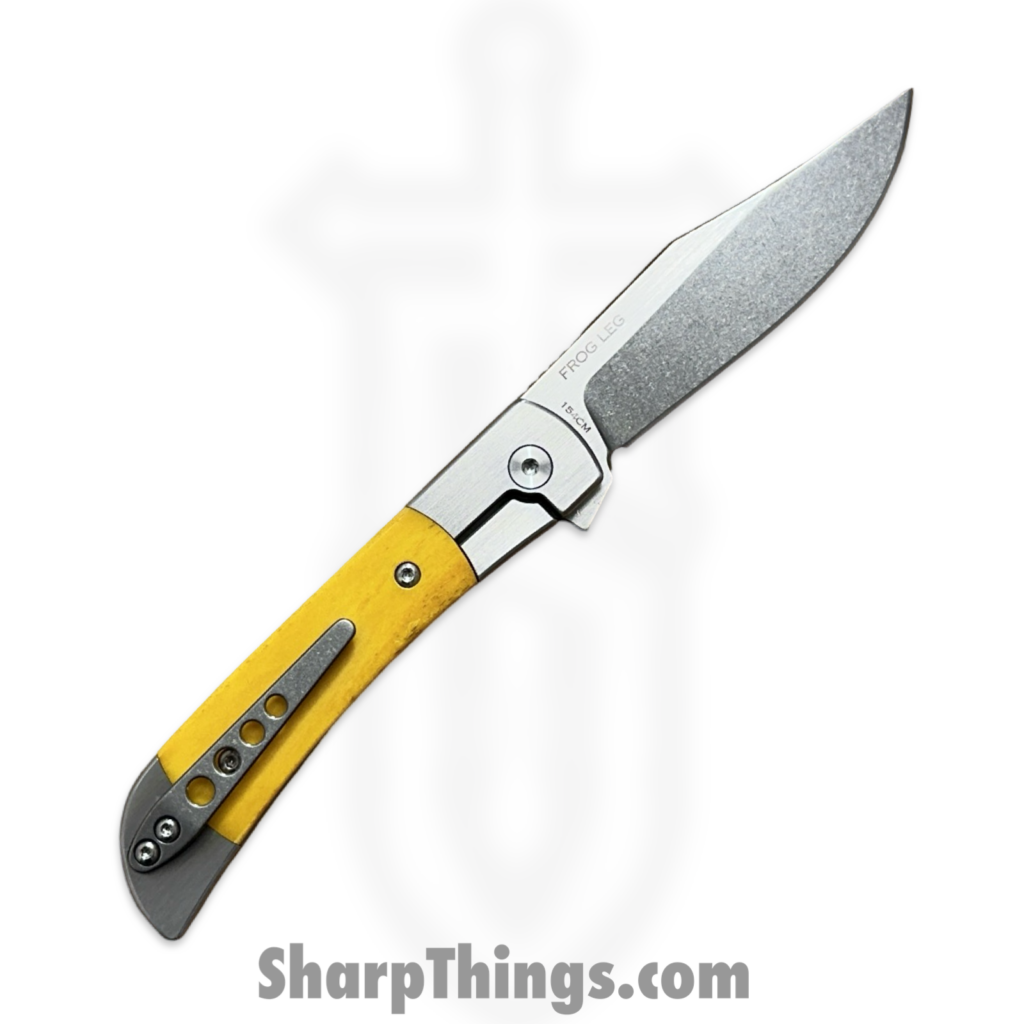 Finch Knife Co. - FL354 - Frog Leg - Folding Knife - 154CM Satin Clip ...