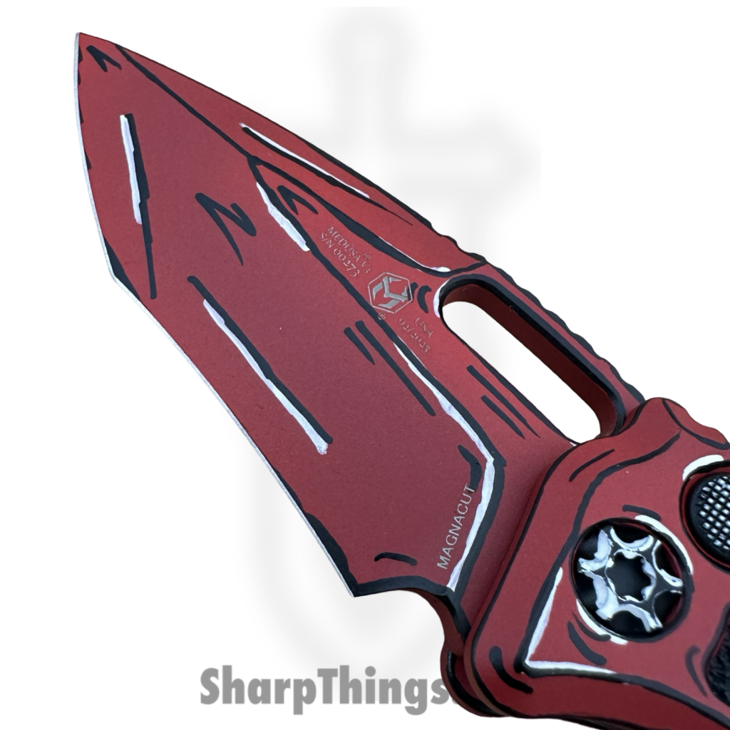 Heretic Knives - H012-CS-RD - Cel Shaded Medusa - Automatic Knife - CPM ...